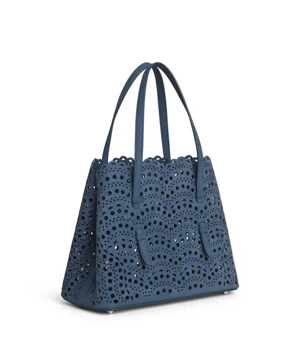 Alaïa Nubuck Leather Mina 25 Top-handle Bag