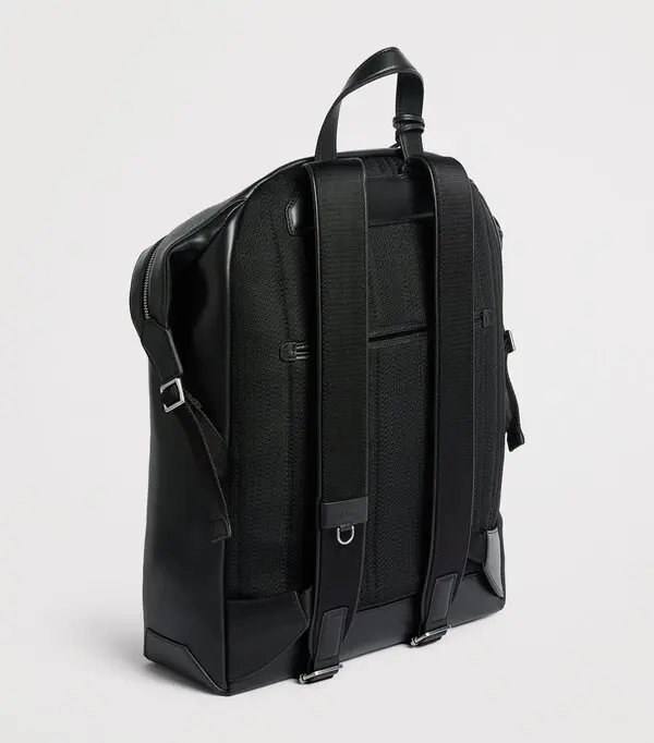 Paul Smith Leather Signature Stripe Backpack