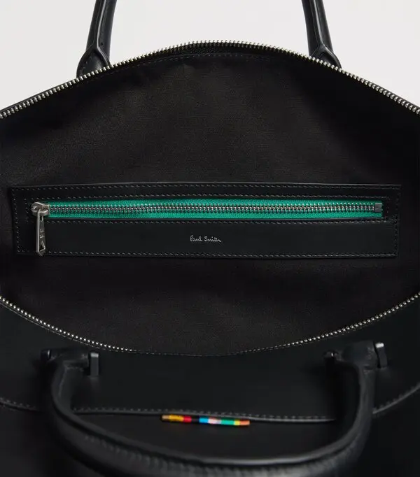 Paul Smith Leather Signature Tab Holdall
