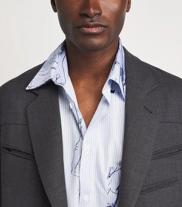 Paul Smith Wool Inside-out Blazer