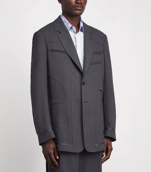 Paul Smith Wool Inside-out Blazer