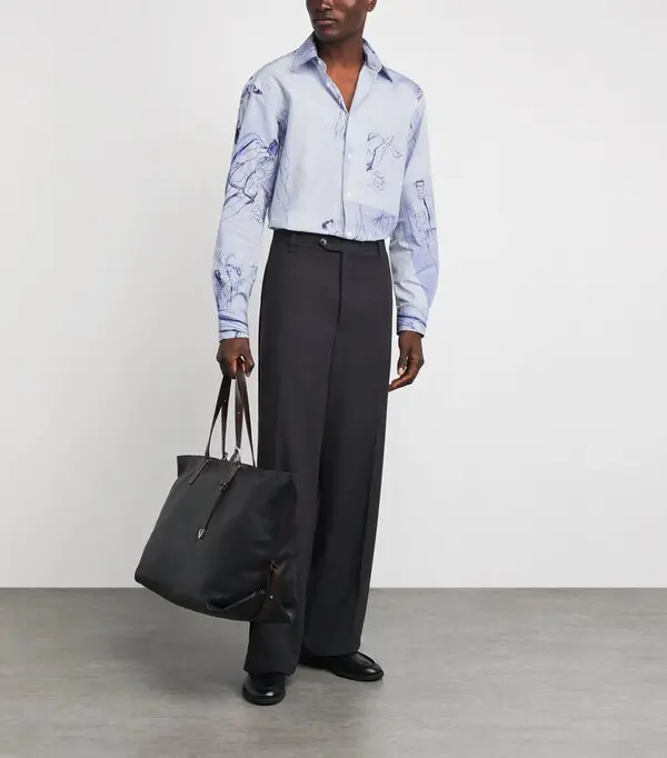 Paul Smith Cotton Stripe Illustration Shirt