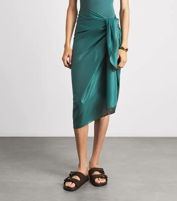 ERES Cotton Voile Cabine Pareo - Blue