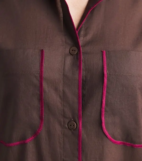 ERES Cotton Phare Shirt - Brown