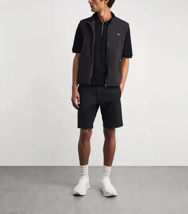 ALBA Virgin Wool-blend Quarter-zip Polo Shirt