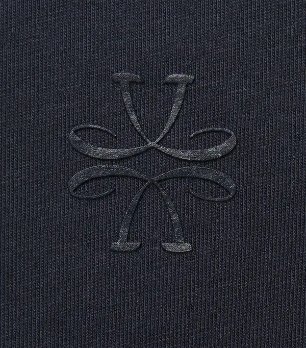 JACOB COHЁN Cotton Emblem Logo T-shirt - Navy