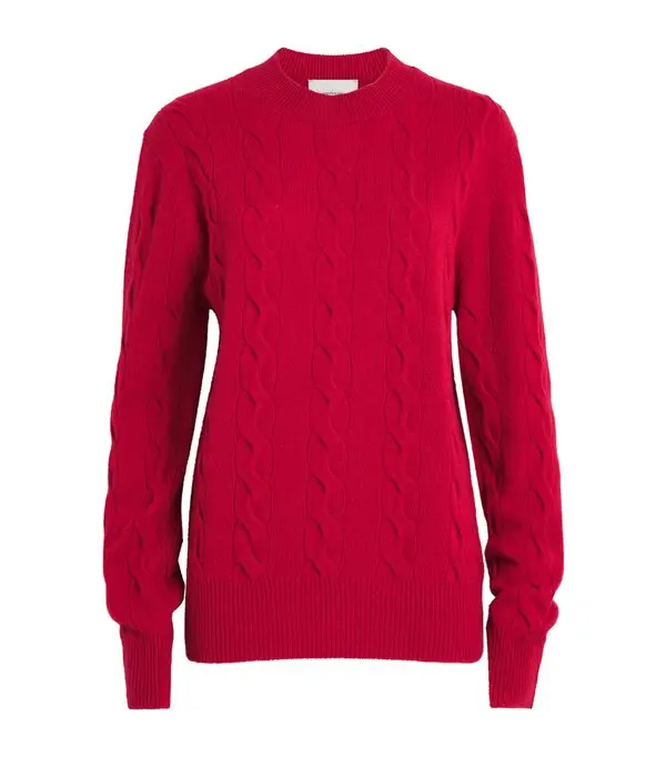 AMI Paris Wool Cable-knit Sweater