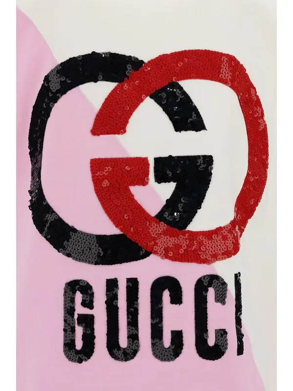 Gucci Logo Printed Sleeveless Top