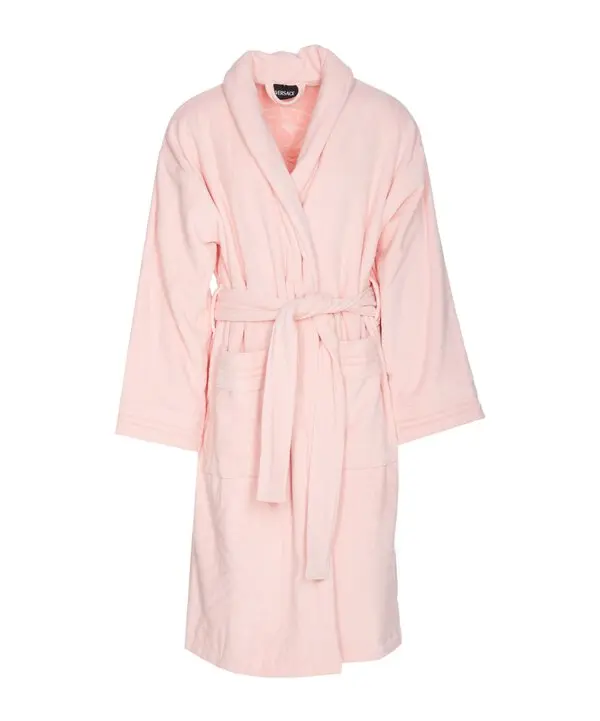 Versace Tied Waist Oversized Bathrobe