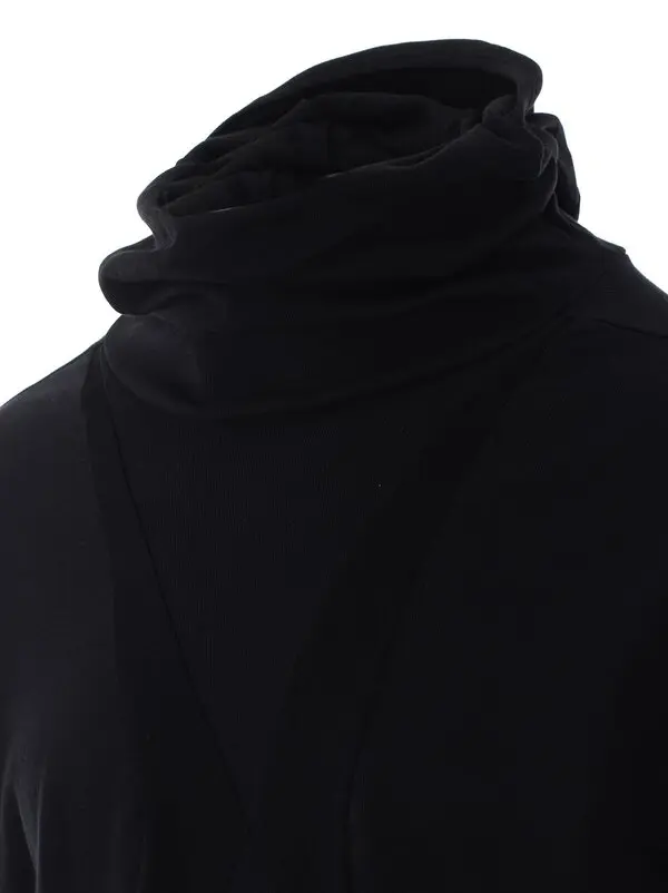 THOM KROM Funnel Neck Hooded Sweater