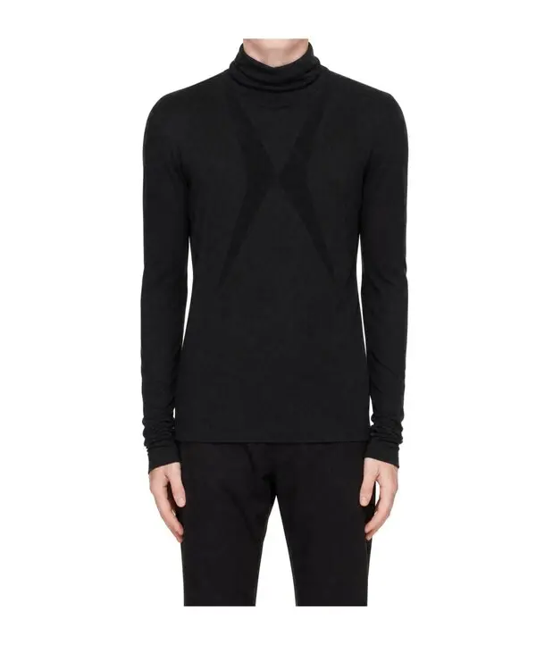 THOM KROM Funnel Neck Hooded Sweater