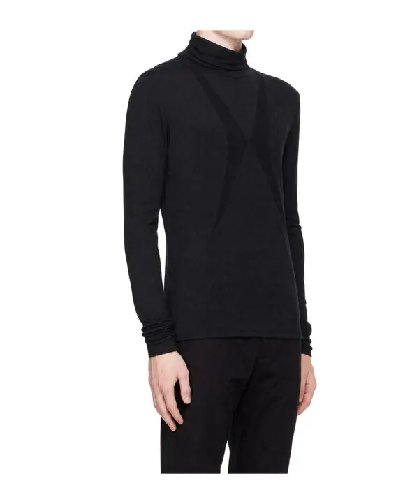 THOM KROM Funnel Neck Hooded Sweater