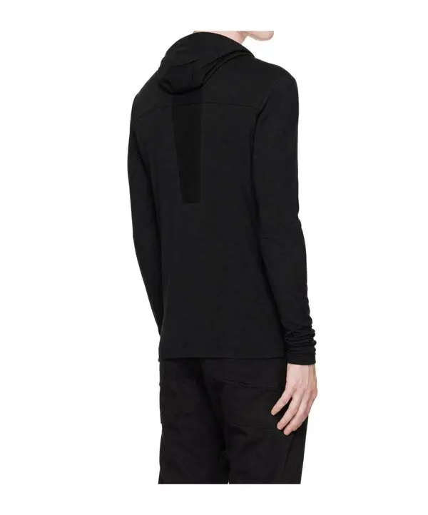 THOM KROM Funnel Neck Hooded Sweater