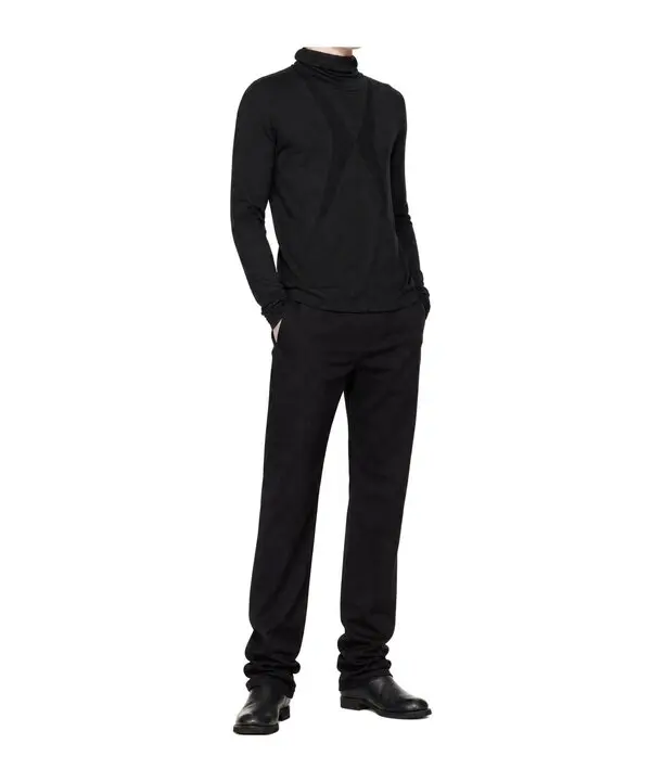 THOM KROM Funnel Neck Hooded Sweater