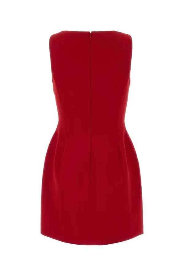 Blumarine Rose Appliqué Mini Dress
