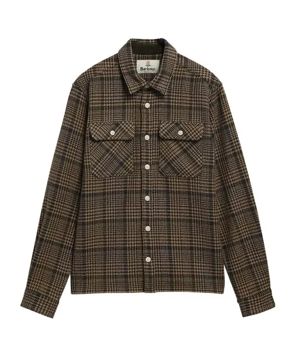 Barbour Houndstooth Check Overshirt
