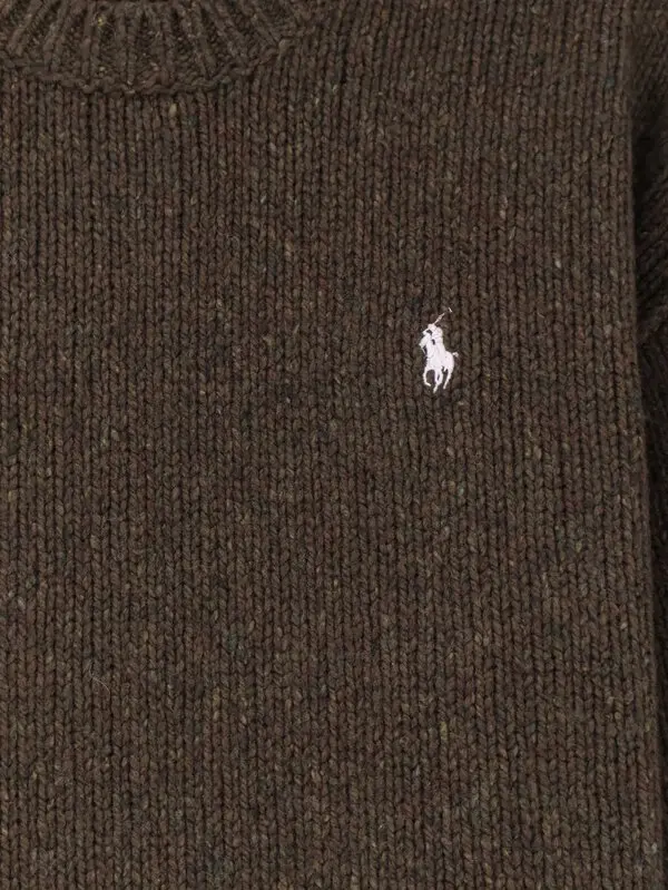 Polo Ralph Lauren Logo Ribbed Knitted Sweater