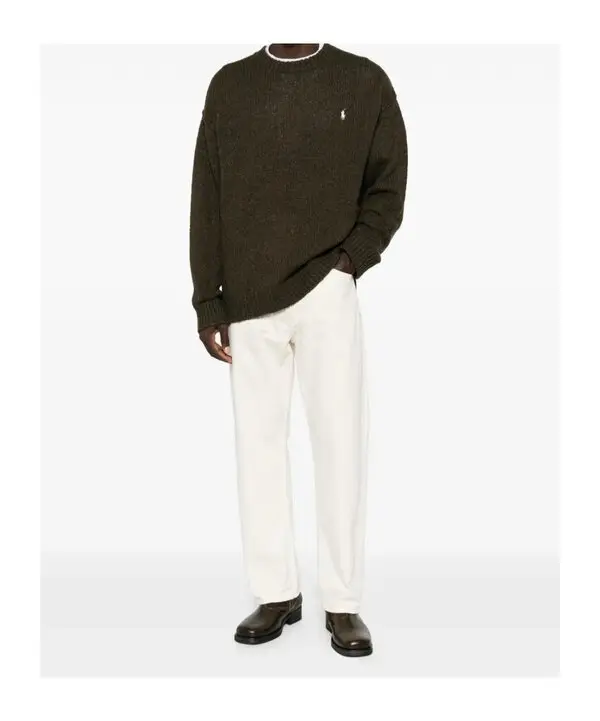 Polo Ralph Lauren Logo Ribbed Knitted Sweater