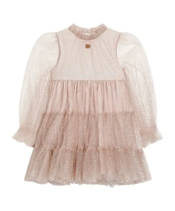 Dolce & Gabbana Ruffled Tulle Dress - Multi-colored