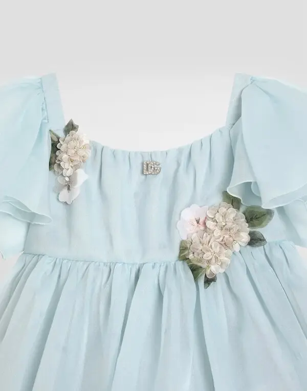 Dolce & Gabbana Ruffled Floral Dress