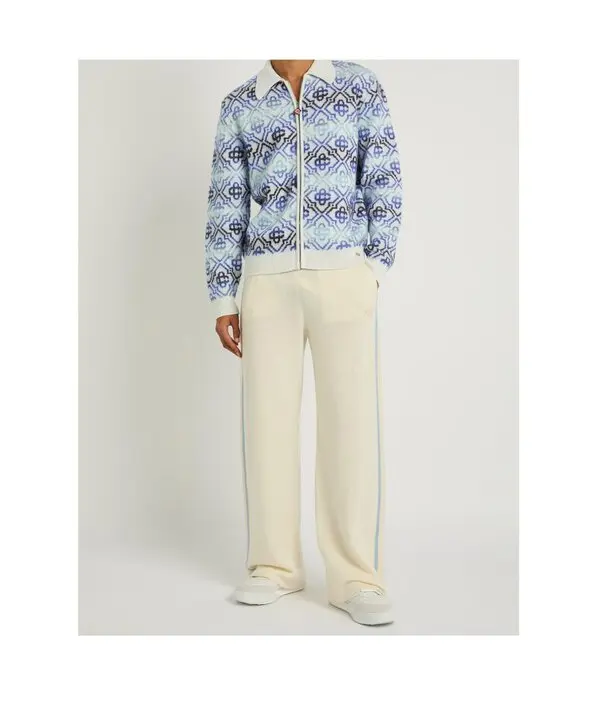 Casablanca Cas Space Dye Monogram Zip Up - Multi-color