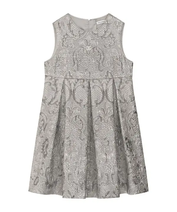 Dolce & Gabbana Jacquard Sleeveless Dress