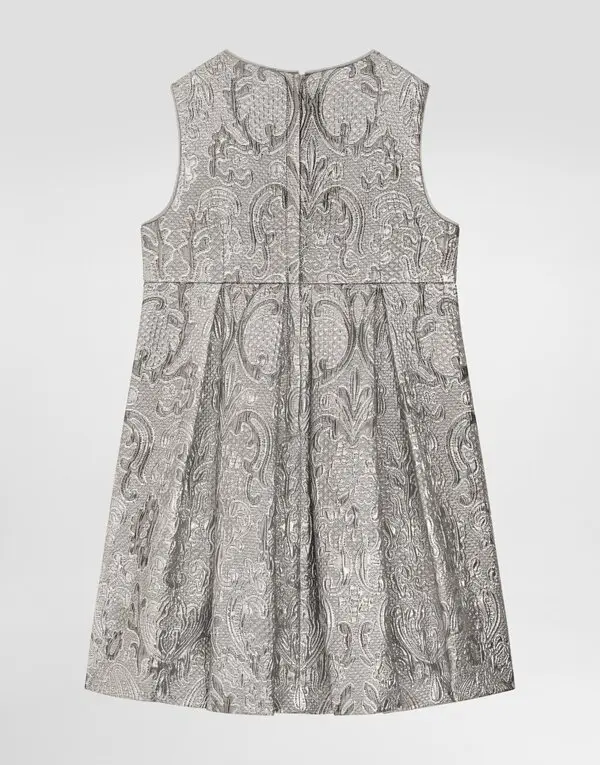 Dolce & Gabbana Jacquard Sleeveless Dress