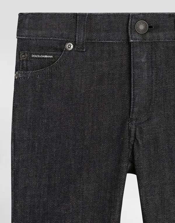 Dolce & Gabbana Five-pocket Embroidered Jeans