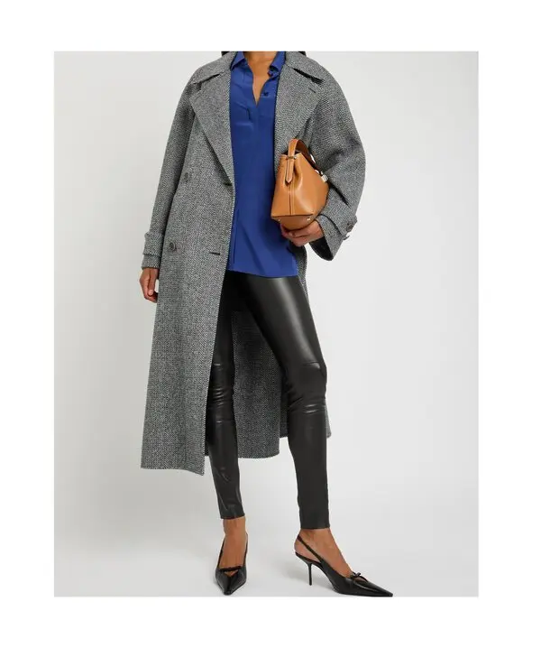 JOSEPH Tight-fitting Stretch Leather Pants