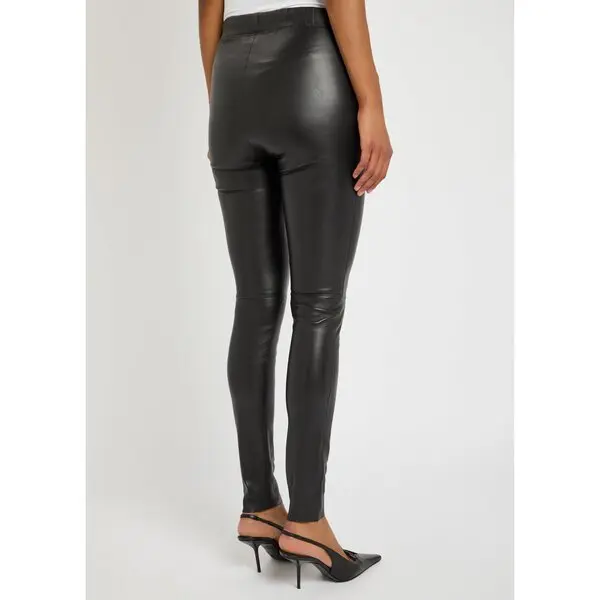 JOSEPH Tight-fitting Stretch Leather Pants