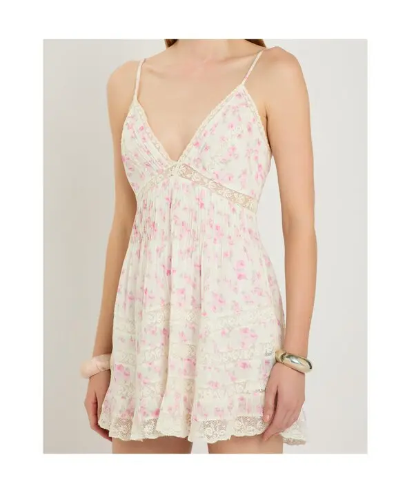 LoveShackFancy Alonna Cotton Mini Dress