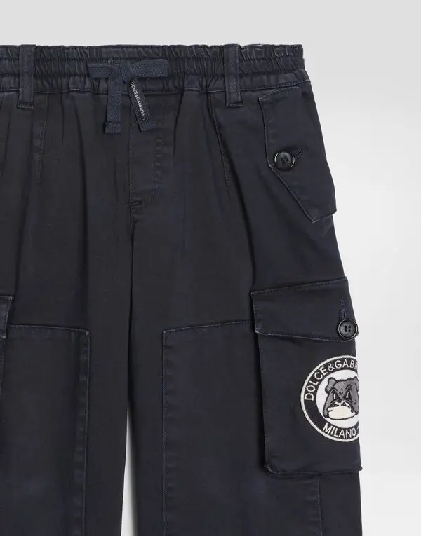 Dolce & Gabbana Gabardine Cargo Trousers