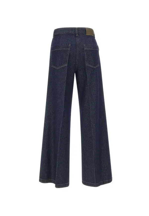 Aspesi Wide-leg Flared Jeans