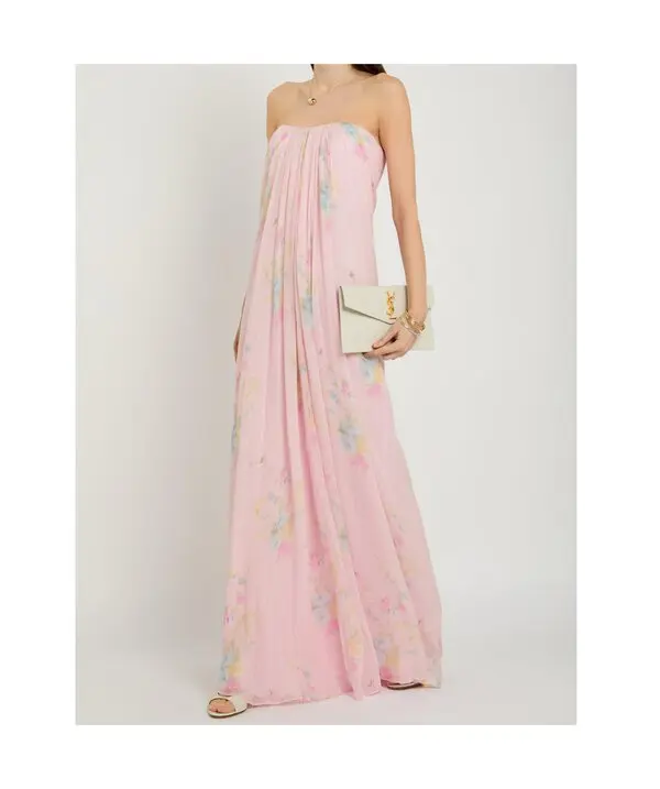 LoveShackFancy Emara Floral Gown - Pink