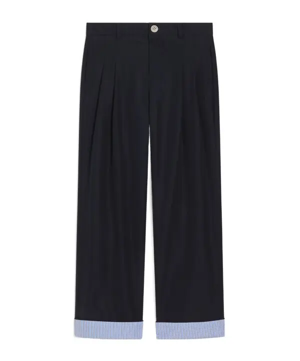 Dolce & Gabbana Cotton Poplin Trousers