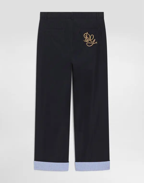 Dolce & Gabbana Cotton Poplin Trousers
