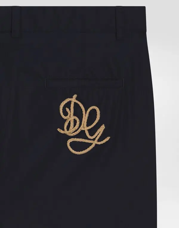 Dolce & Gabbana Cotton Poplin Trousers