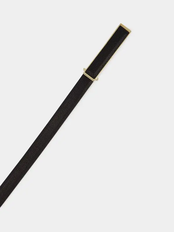 TOM FORD Leather Rectangle-buckle Belt