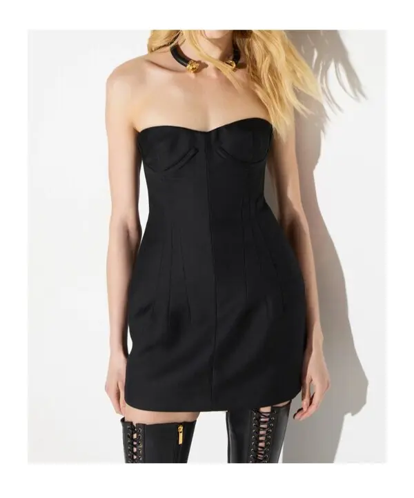 Elisabetta Franchi Bustier Mini Dress