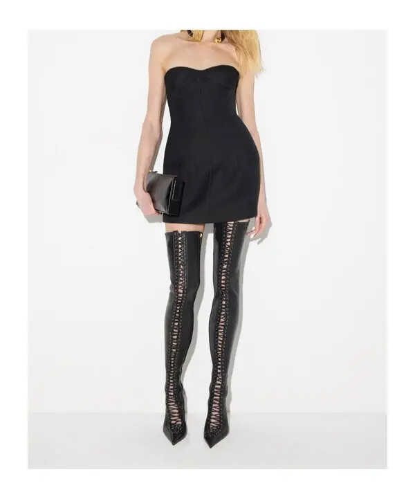 Elisabetta Franchi Bustier Mini Dress