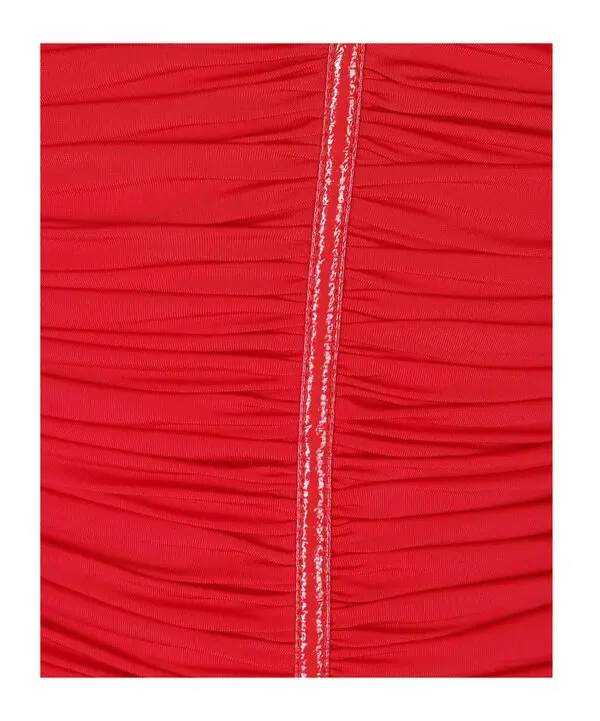 Elisabetta Franchi Ruched Zip Bodysuit