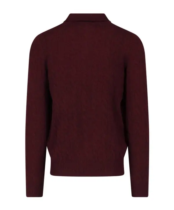 Polo Ralph Lauren Long-sleeved Knitted Polo Shirt