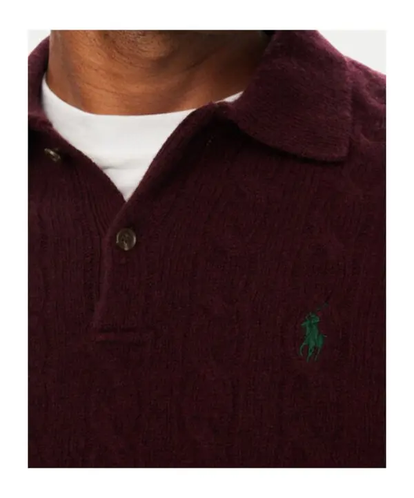 Polo Ralph Lauren Long-sleeved Knitted Polo Shirt