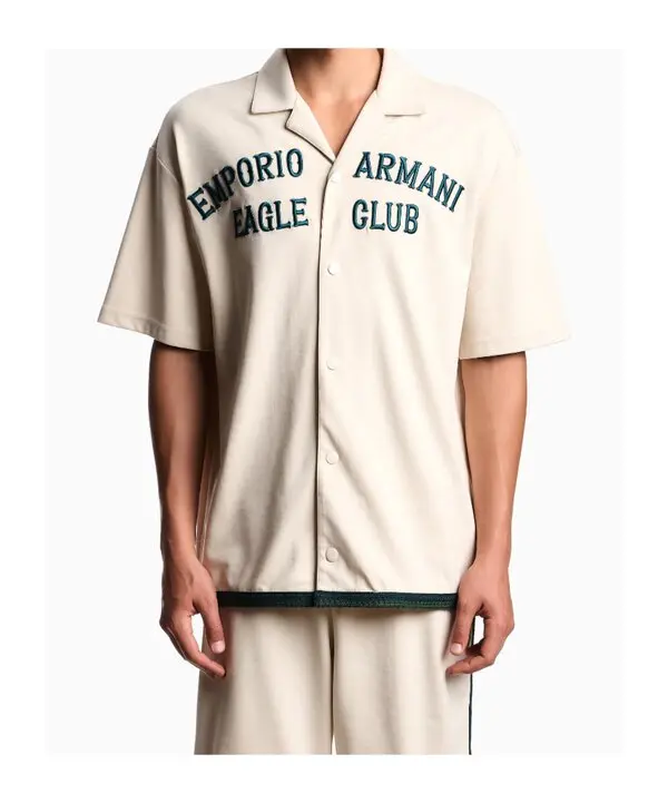 Emporio Armani Logo-embroidered Shirt