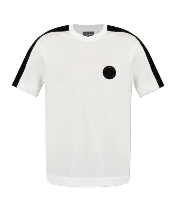 Emporio Armani Logo Patch Crewneck T-shirt