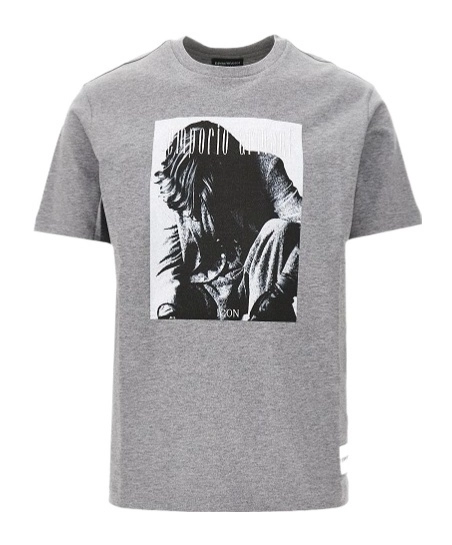 Emporio Armani Graphic Printed Crewneck T-shirt