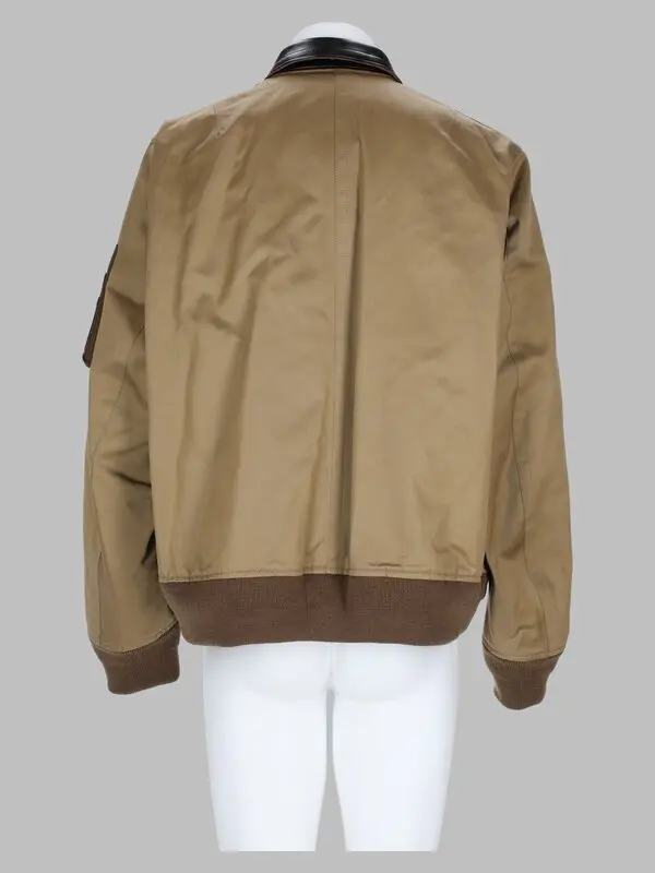 Sacai Giacca Blouson In Cotone Con Zip