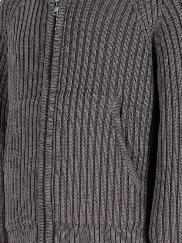 Our Legacy Maglia In Lana Merino Con Zip E Cappuccio