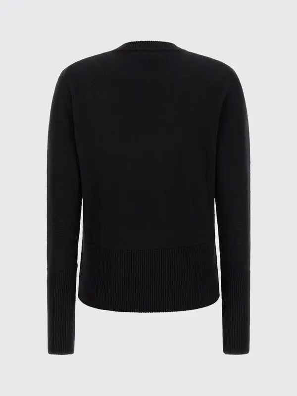 VIVIENNE WESTWOOD Wool Crewneck Cardigan With Jacquard Orb Logo