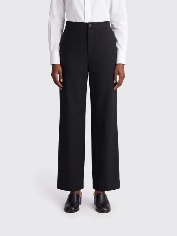 Extreme Cashmere High-waisted 100% Cashmere Wide-leg Trousers